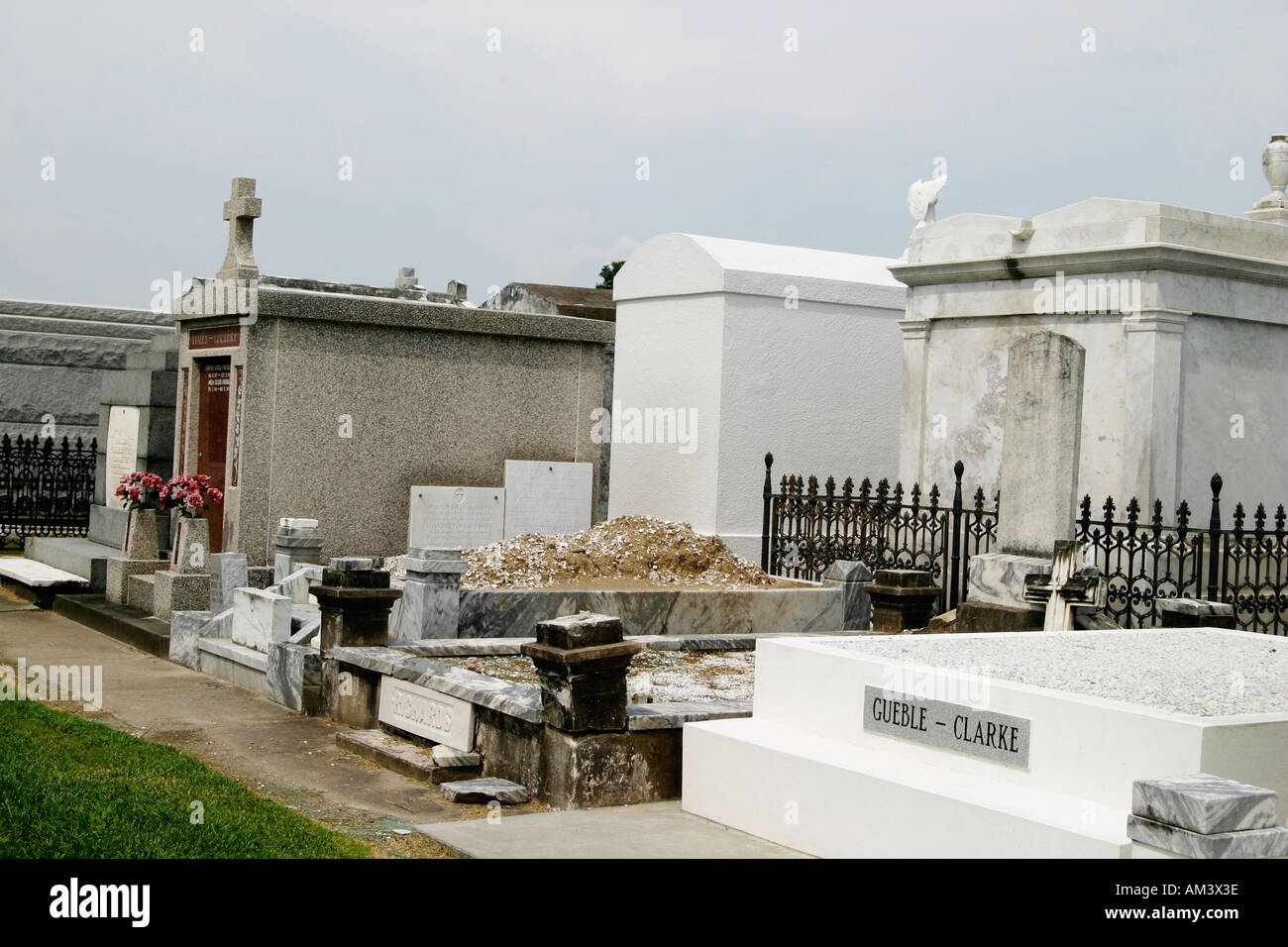 Above ground graveyard Stock Photo - Alamy