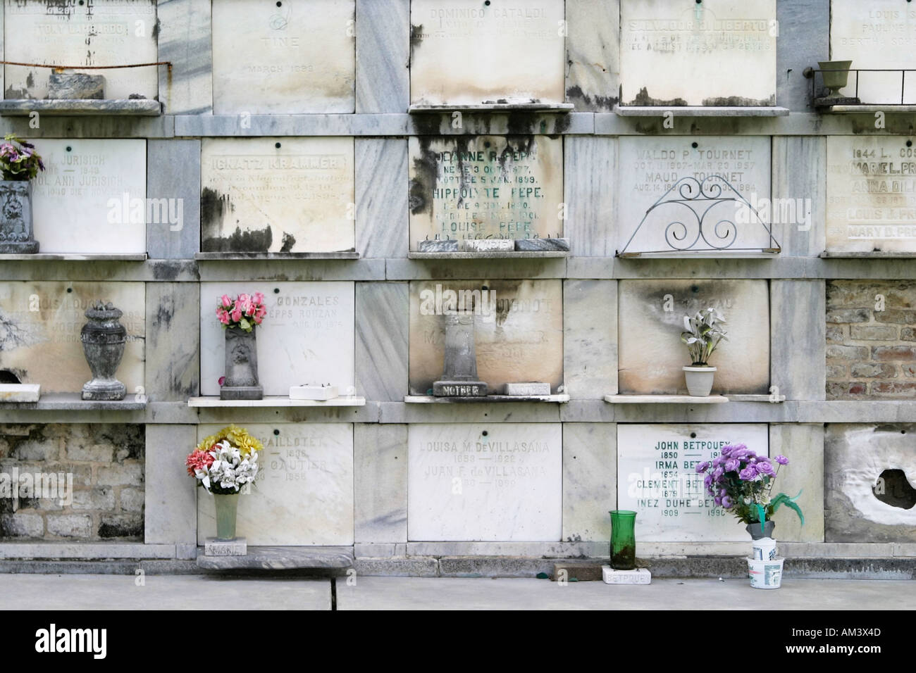 Above ground graveyard Stock Photo - Alamy
