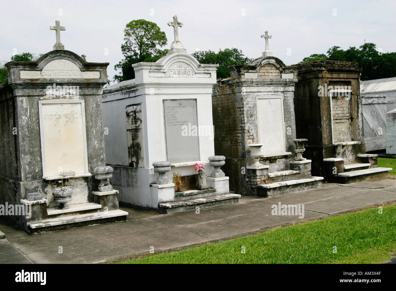 Above ground graveyard Stock Photo - Alamy