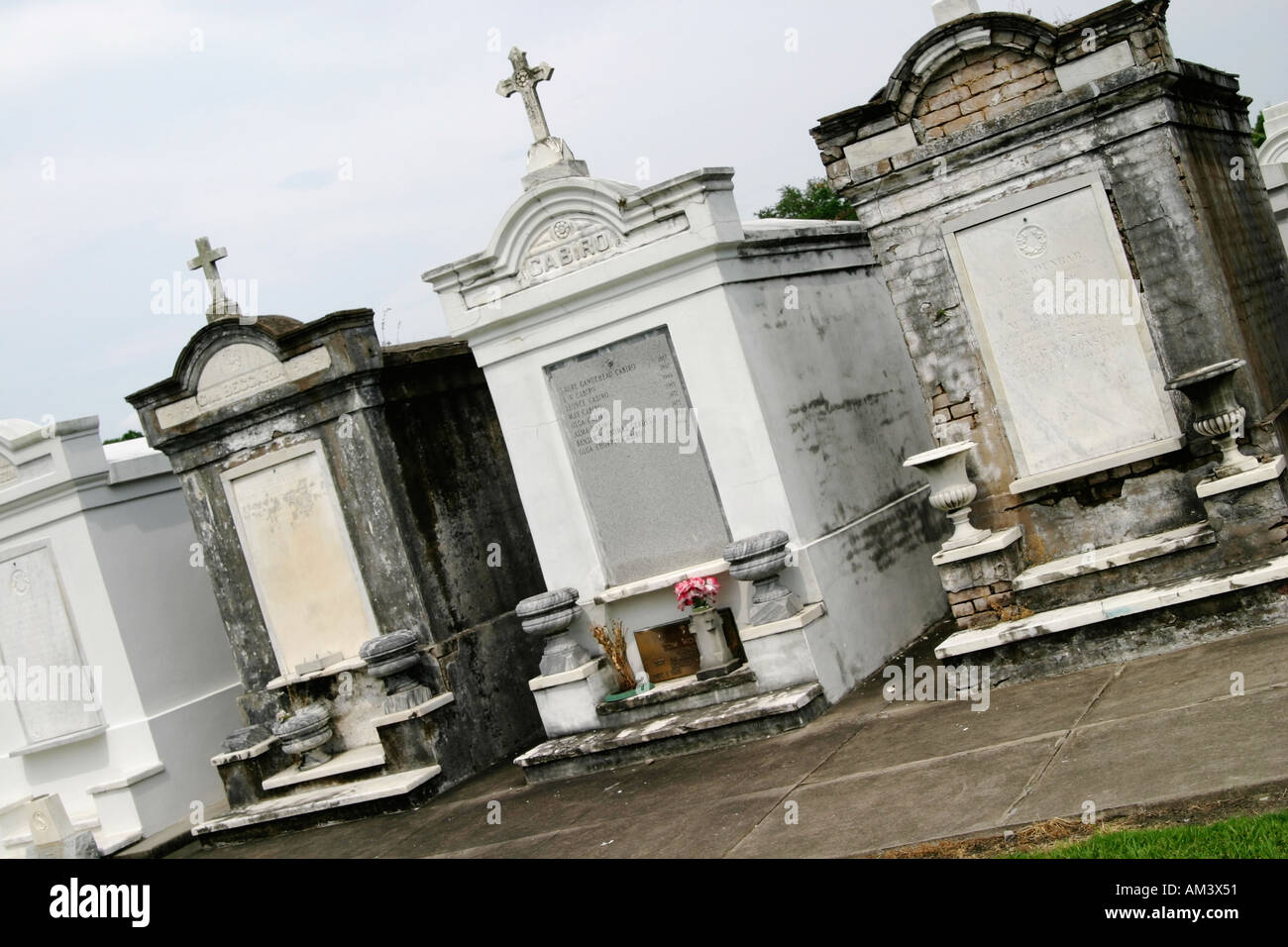Above ground graveyard Stock Photo - Alamy