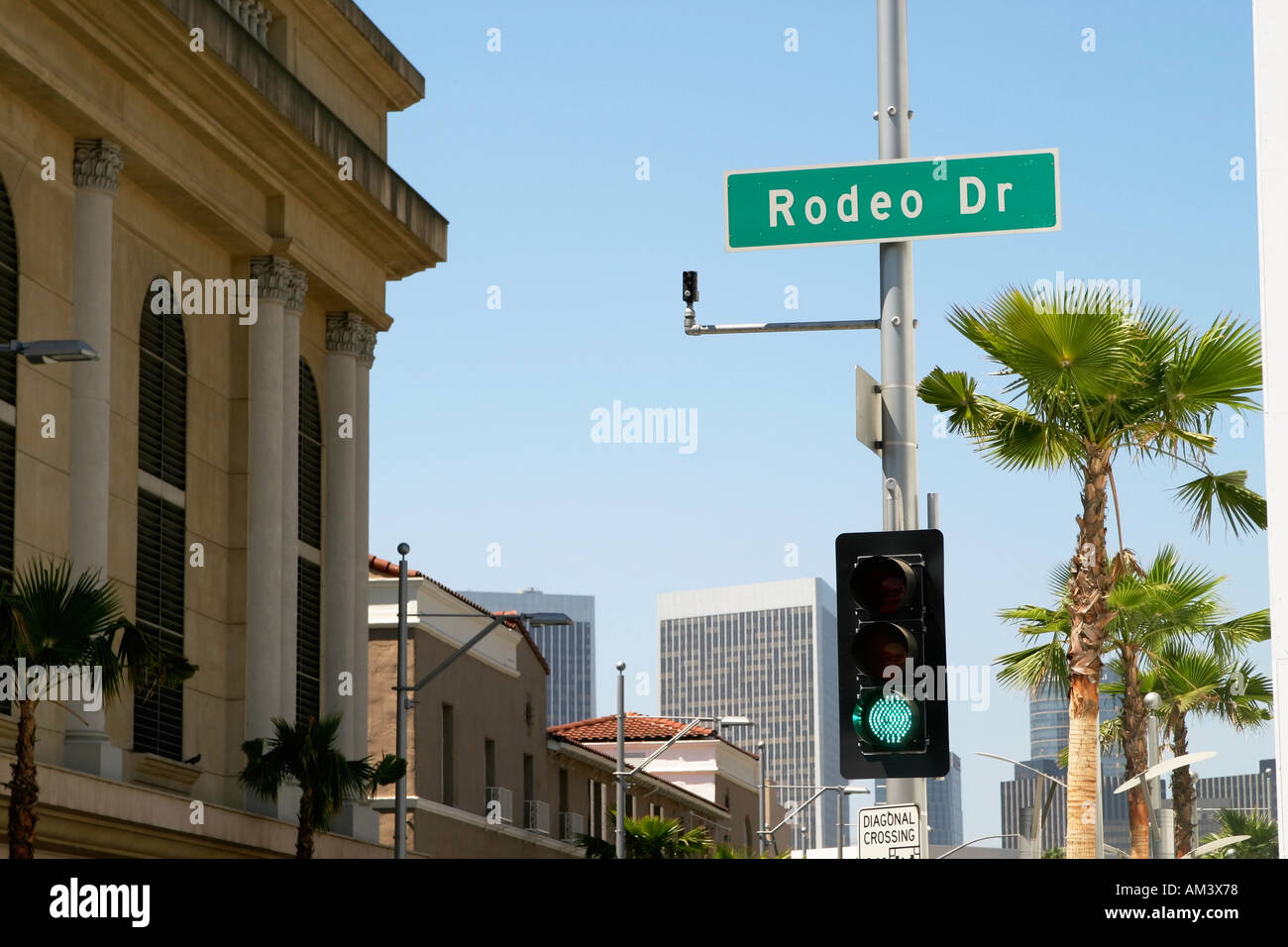 Rodeo Drive street sign Stock Photo - Alamy