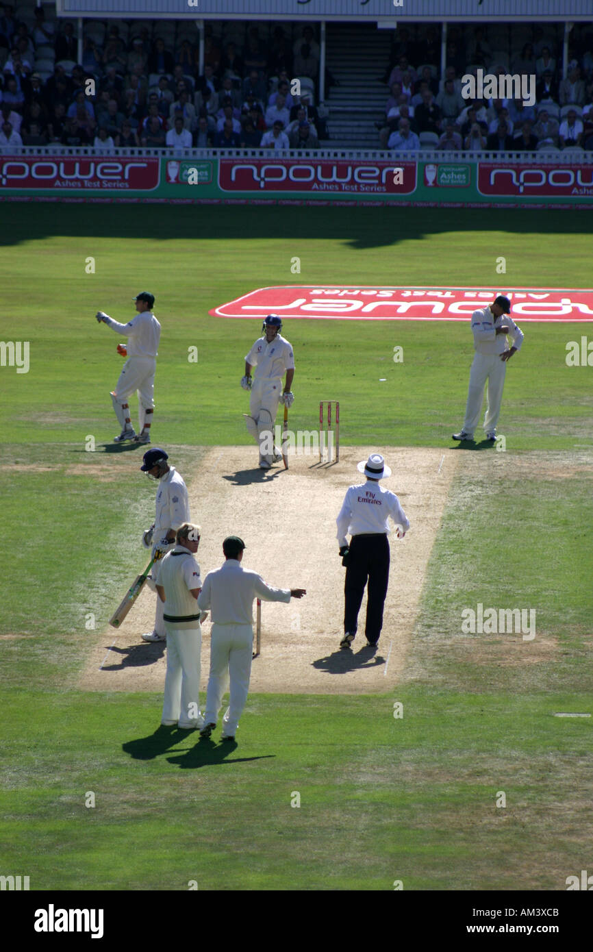 England v Australia final Ashes Test 2005 Stock Photo - Alamy