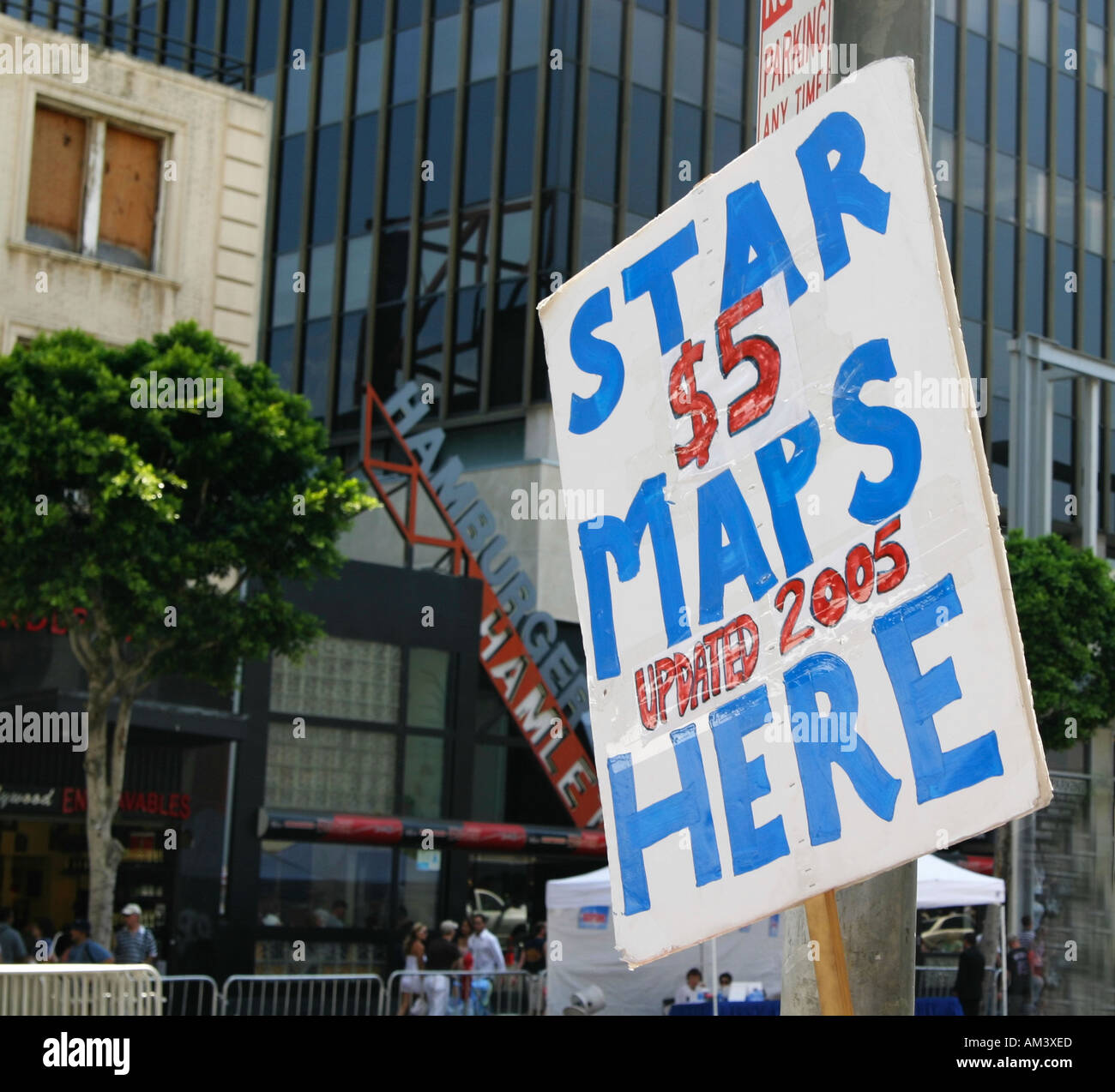 Map of hollywood hi-res stock photography and images - Alamy