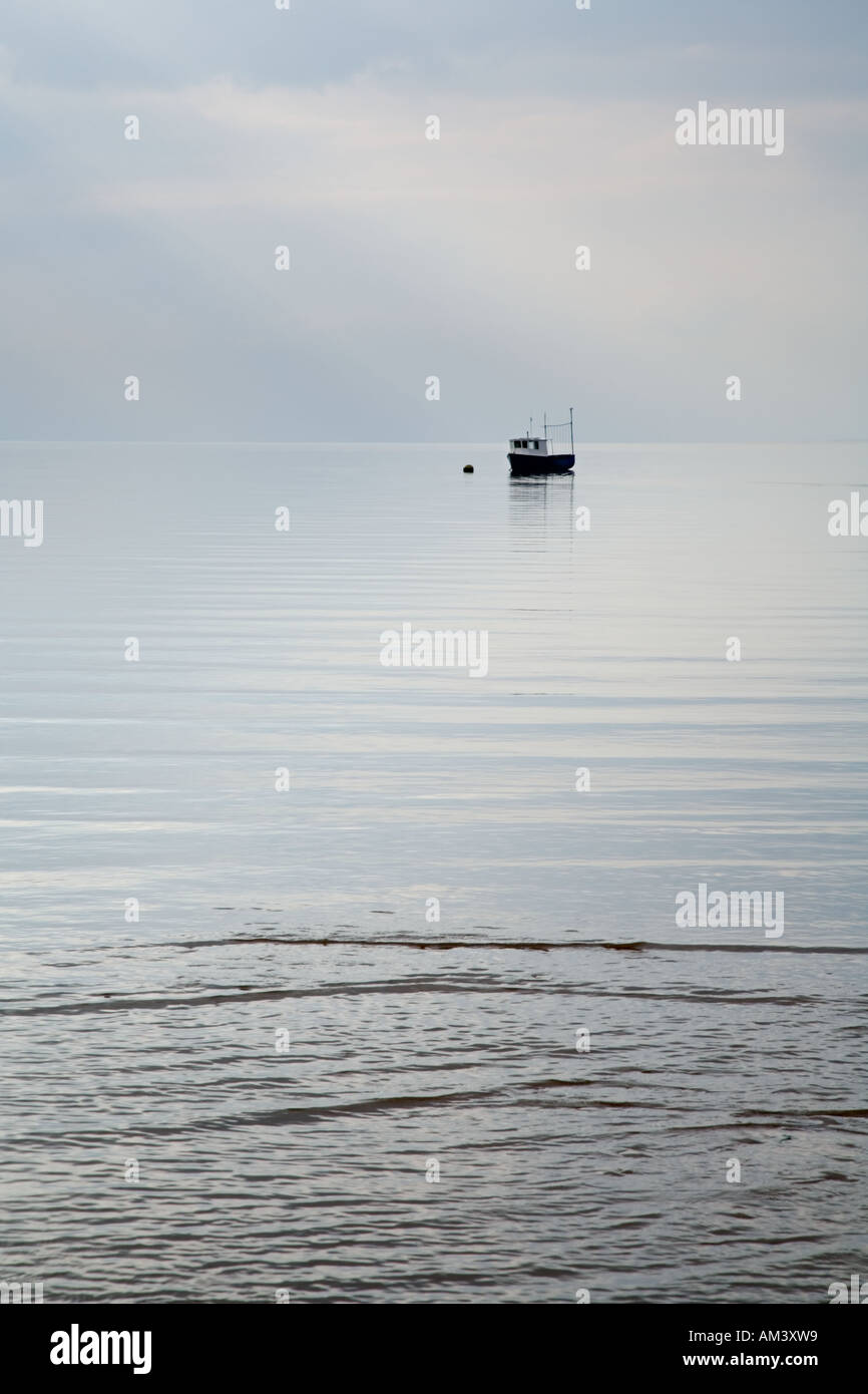 Fishing boat off Hunstanton Beach, North Norfolk, UK Stock Photo - Alamy
