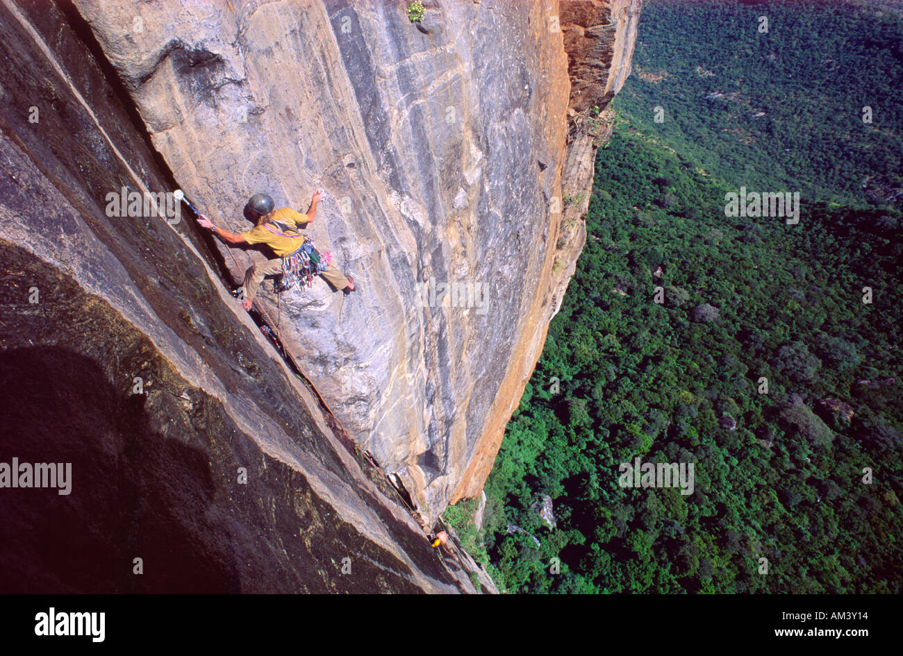 Pioneering adventure climbs in Kenya s Northern Frontier District Stock ...
