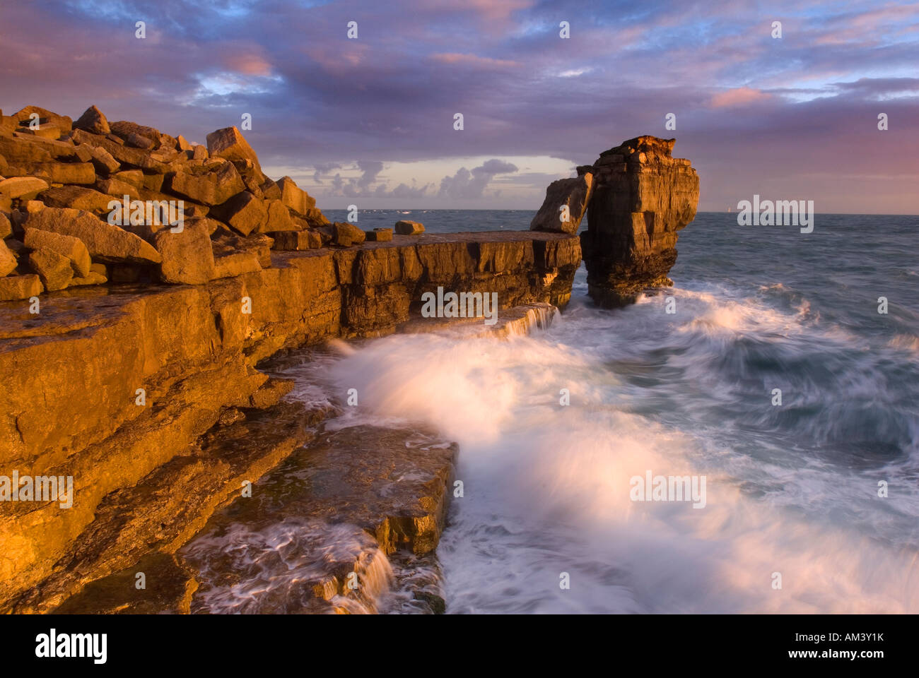Pulpit Rock, Portland Bill ,Dorset, England, UK Stock Photo - Alamy