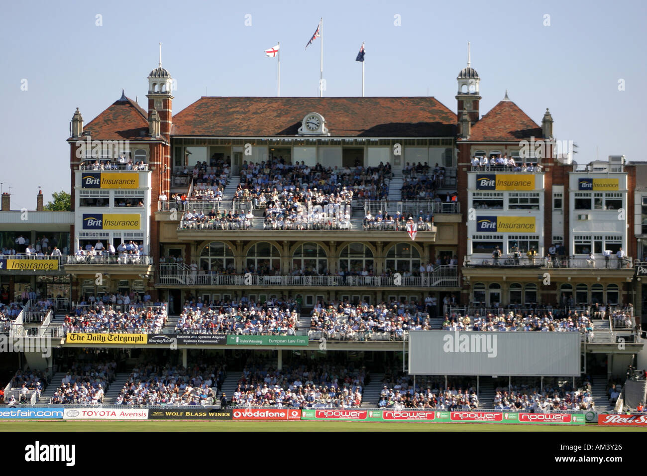 England v Australia final Ashes Test 2005 Stock Photo - Alamy
