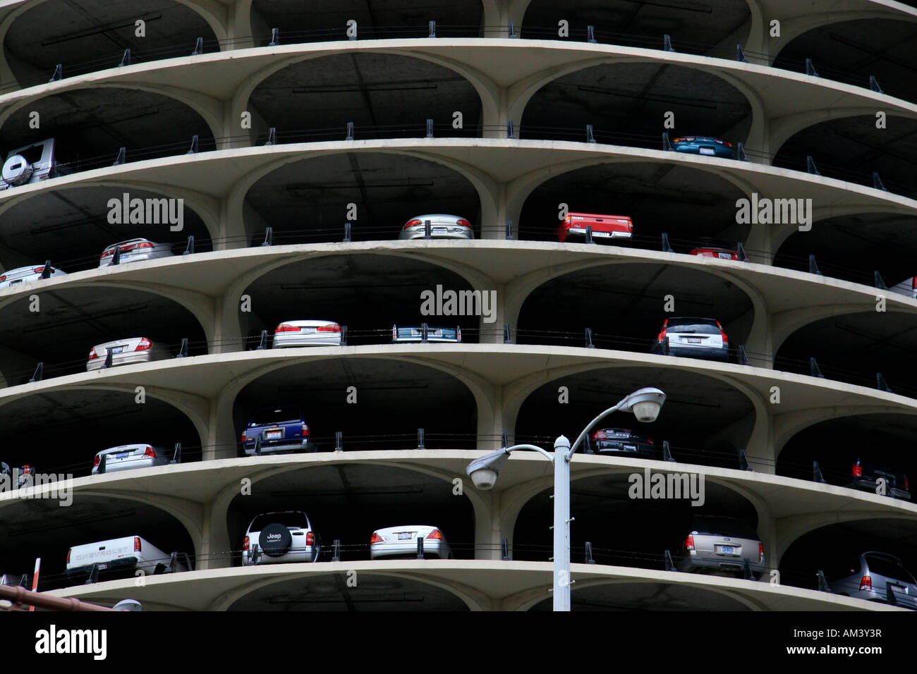 Marina City car park Stock Photo - Alamy