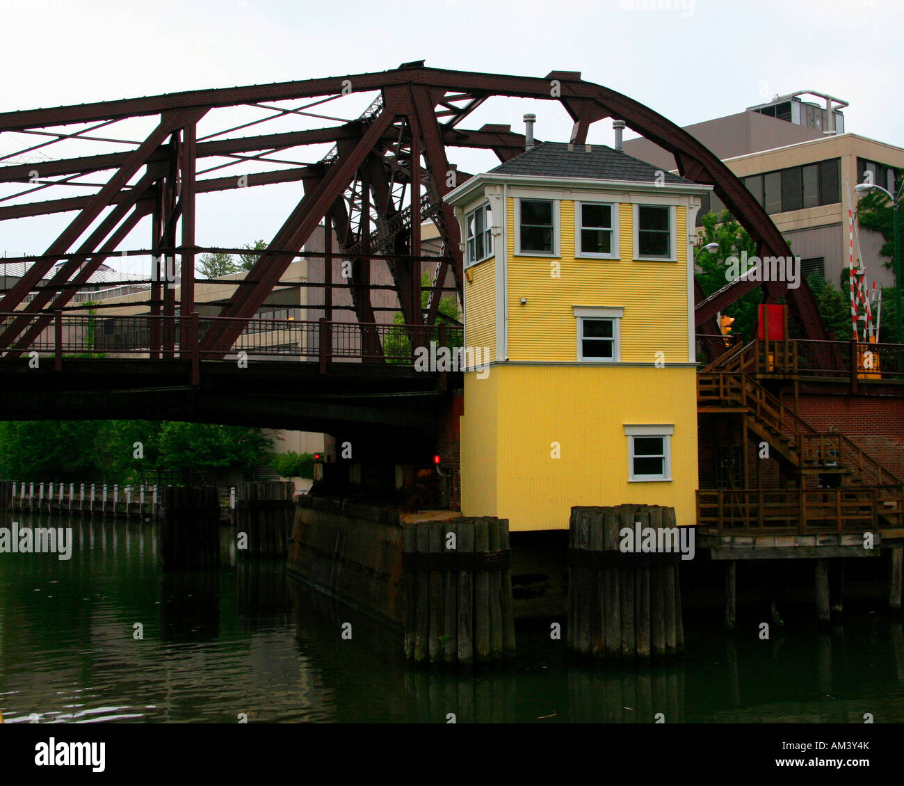 Wooden lifting bridge hi-res stock photography and images - Alamy