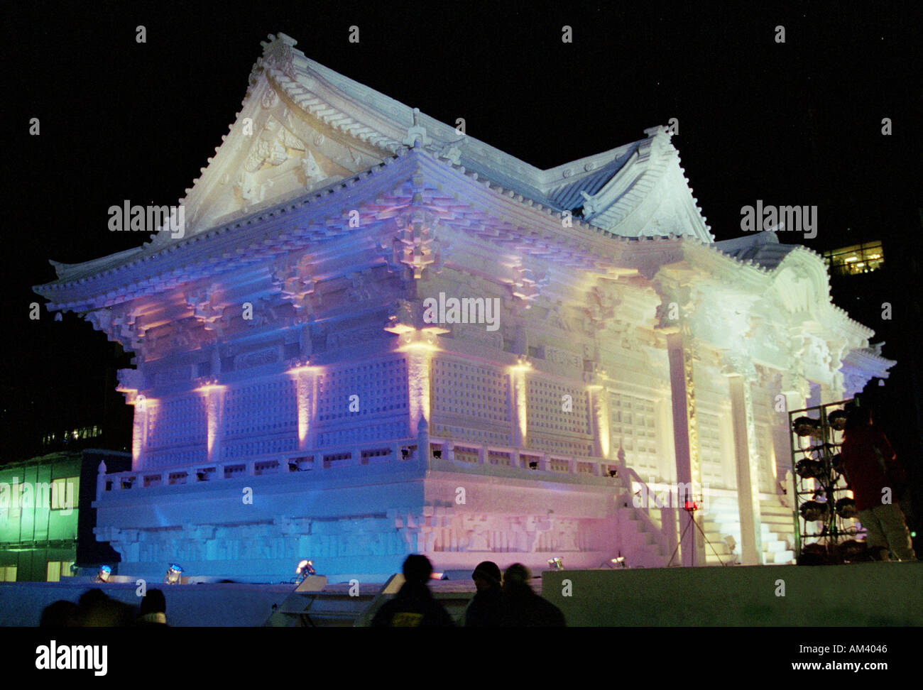 The spectacular colours of the Sapporo Ice and Snow Festival in ...
