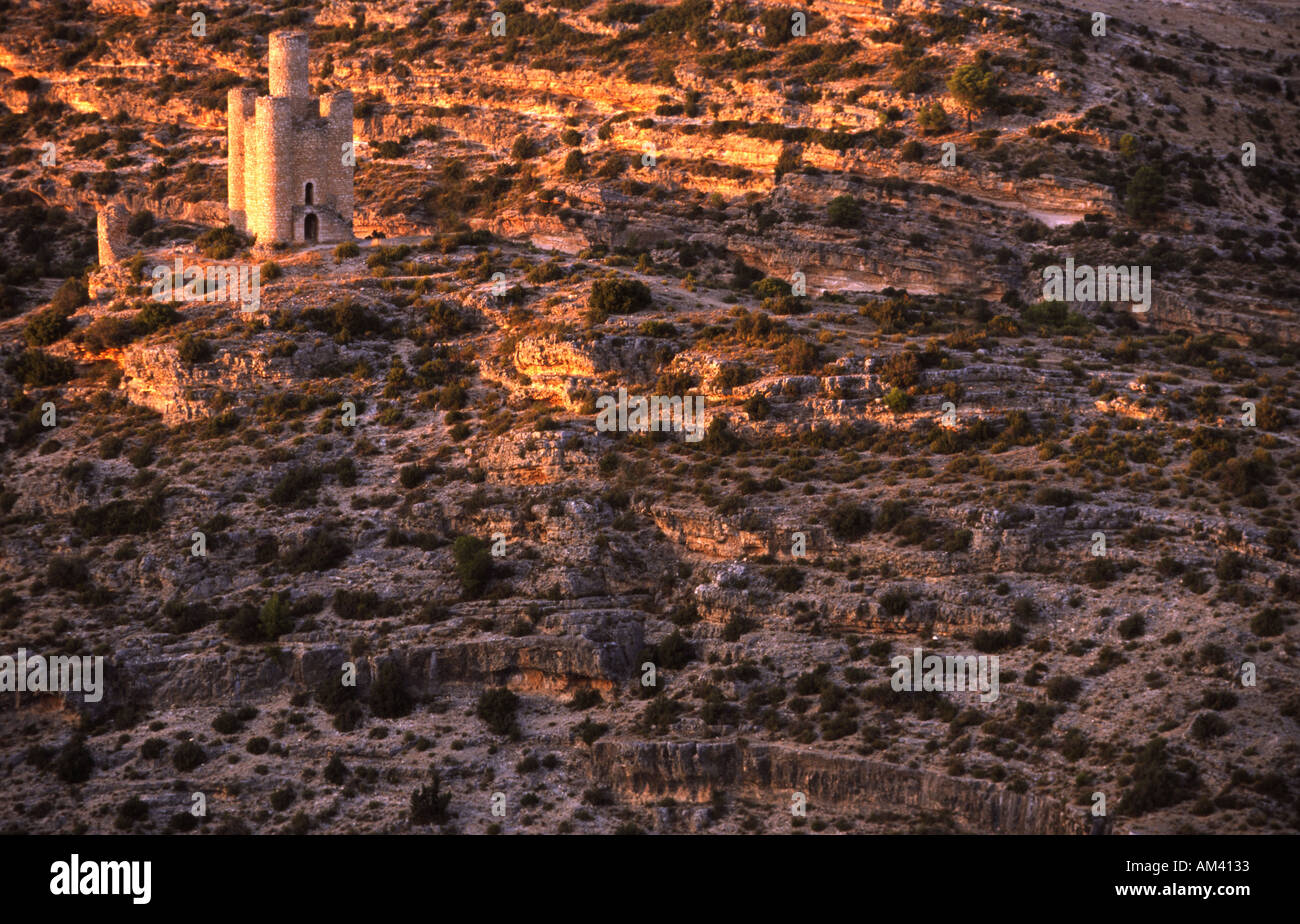 Castle of Alarcon Stock Photo - Alamy