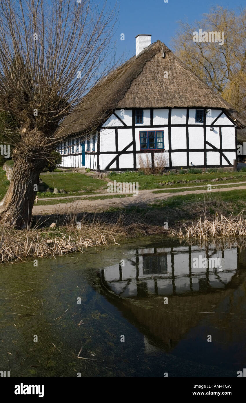 19th century Danish farm house. Funen, Denmark Stock Photo - Alamy