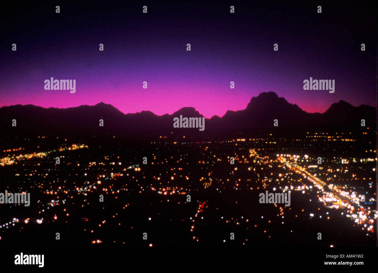 Space special effects composite of an alien cityscape Stock Photo - Alamy