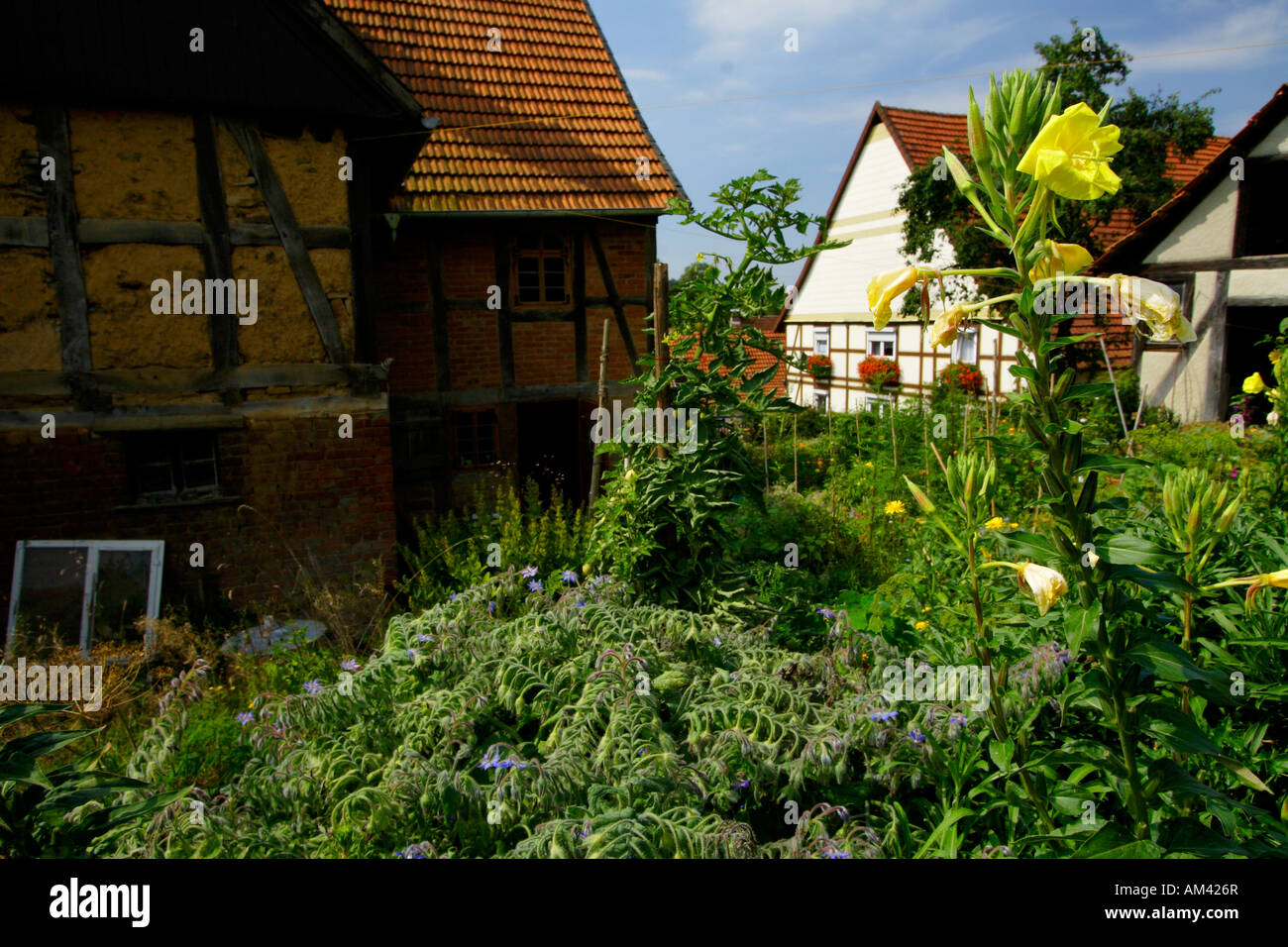 Garden old german farmhouse hi-res stock photography and images - Alamy