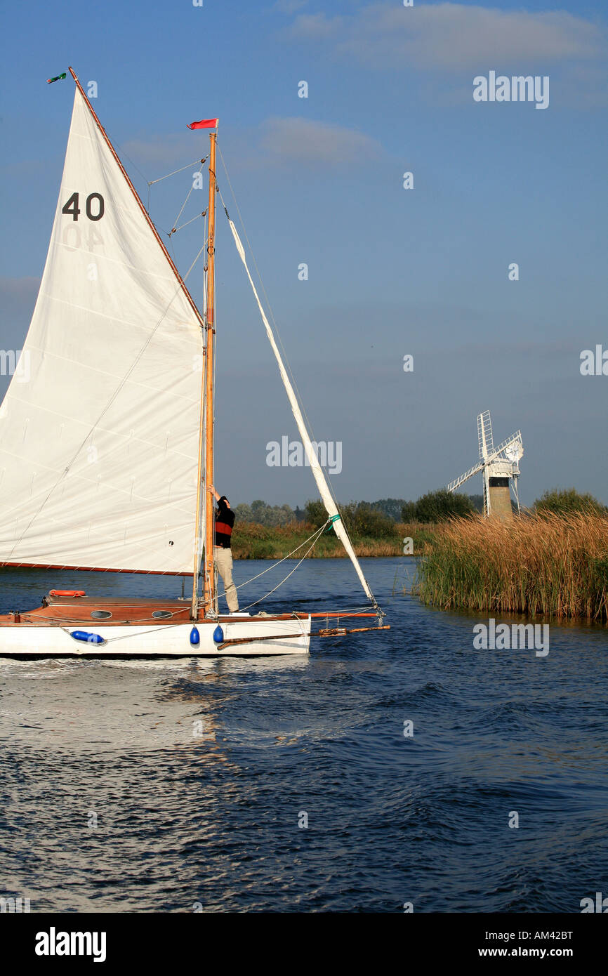 Windmill and sailing boat hi-res stock photography and images - Alamy