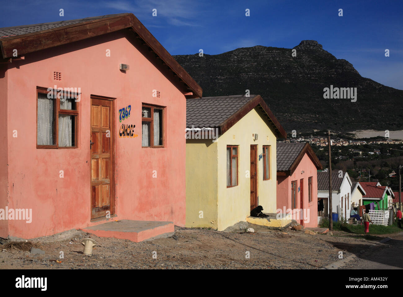 South Africa, Cape Town, Hout Bay, Imizamo Yethu township Stock Photo ...