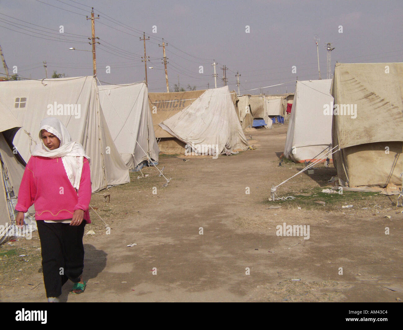 Refugee Camp with mostly palestinians in Baghdad Iraq Stock Photo - Alamy
