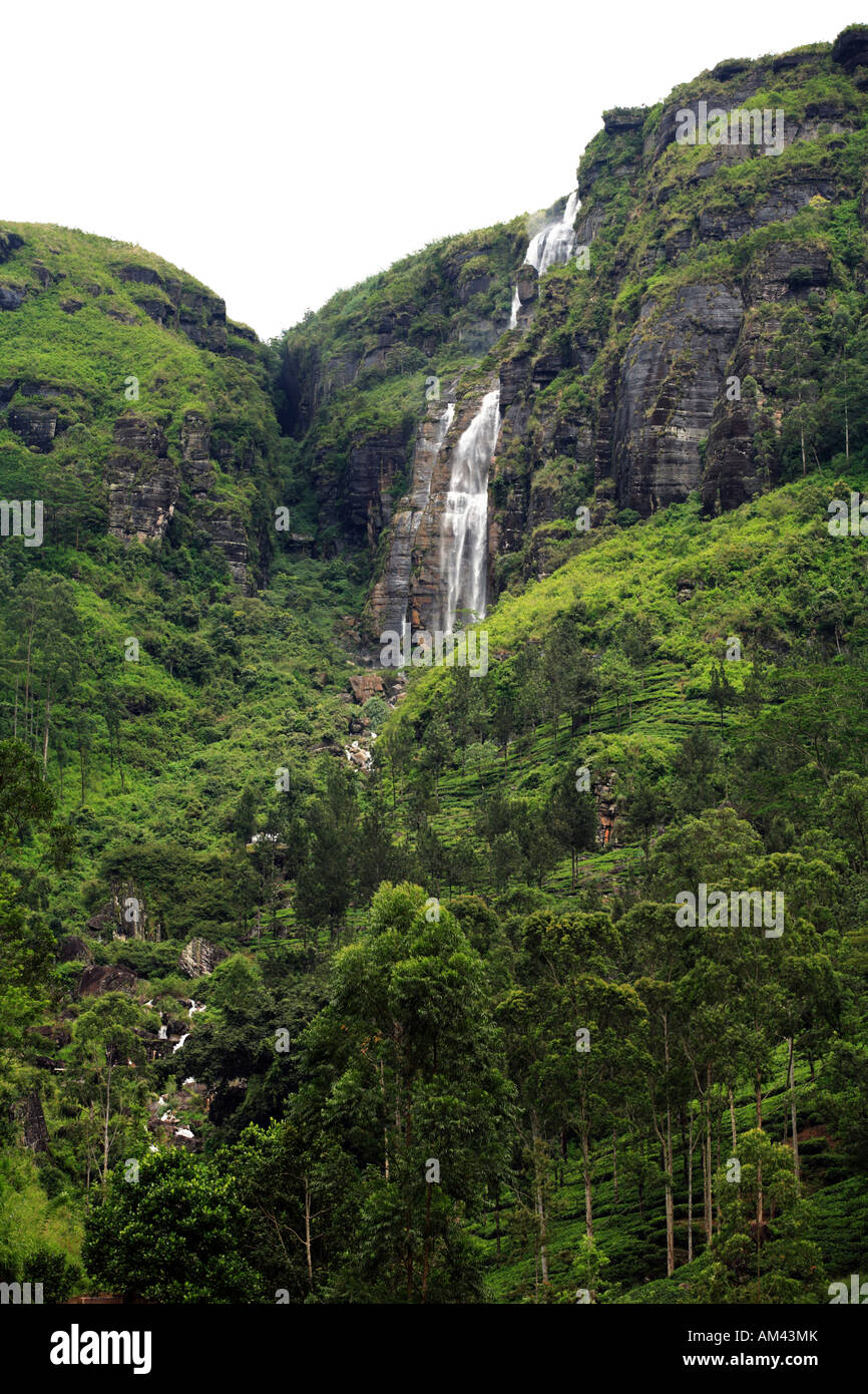 Diyaluma Waterfall one of the most prominent of Sri Lanka's great ...
