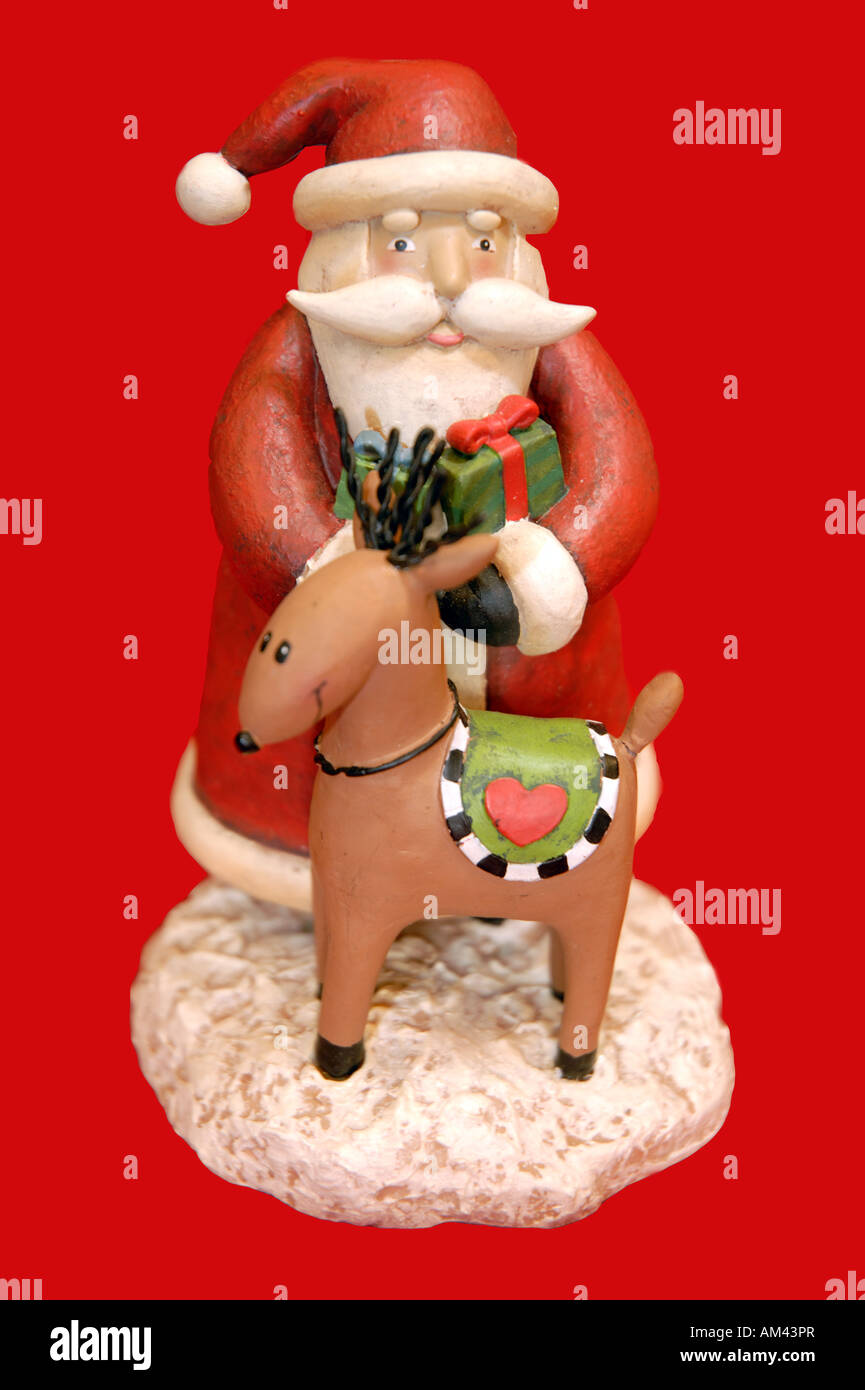 father christmas decoration Stock Photo - Alamy