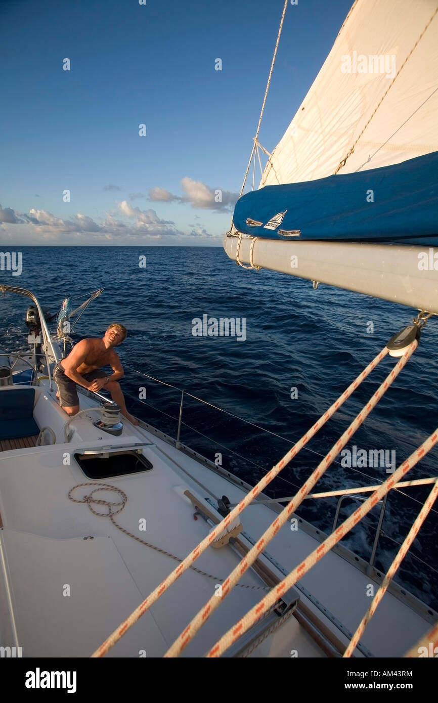 One man sailing boats hi-res stock photography and images - Alamy