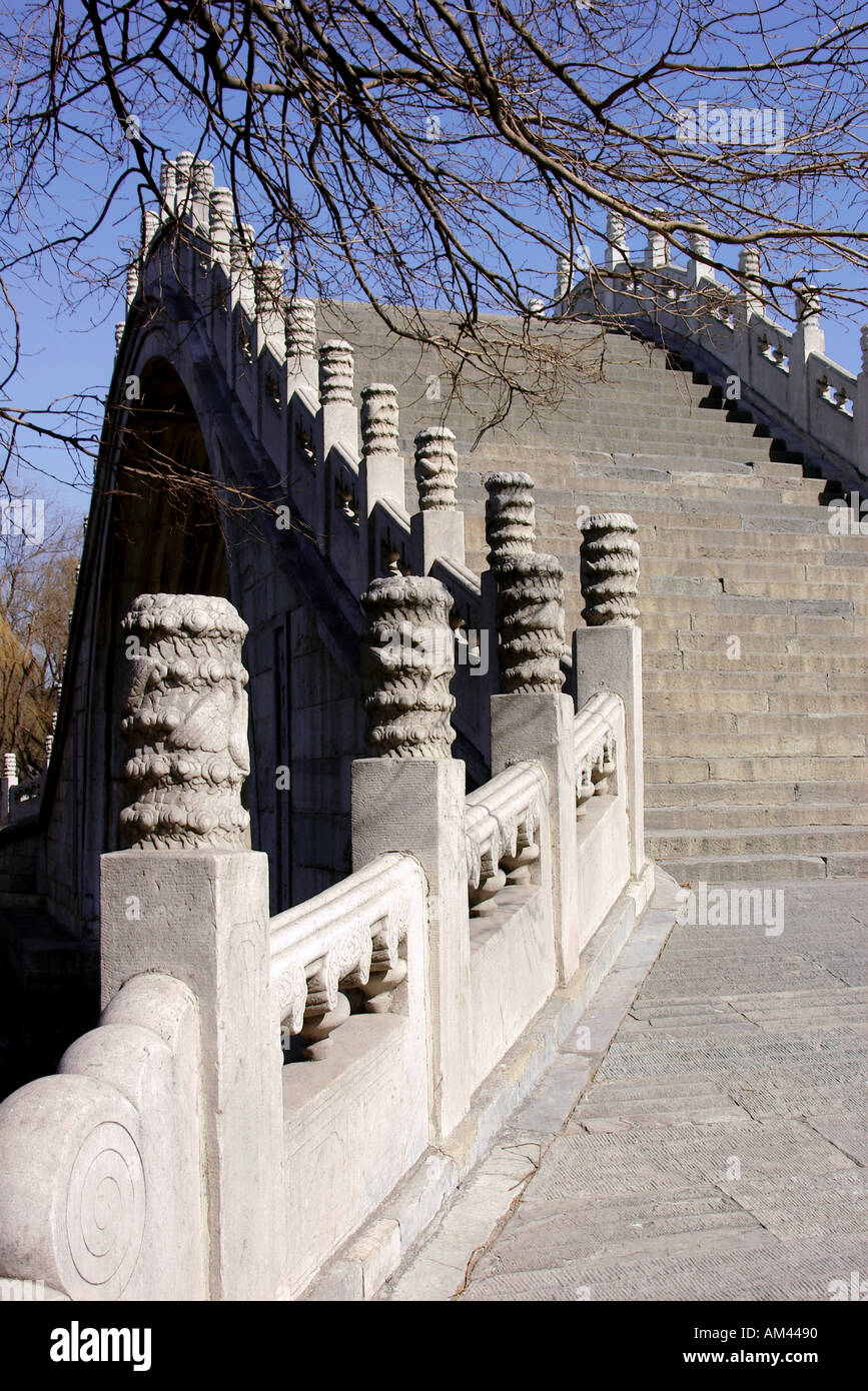 The Jade Belt Bridge The Summer Palace Beijing P R of China Stock Photo ...