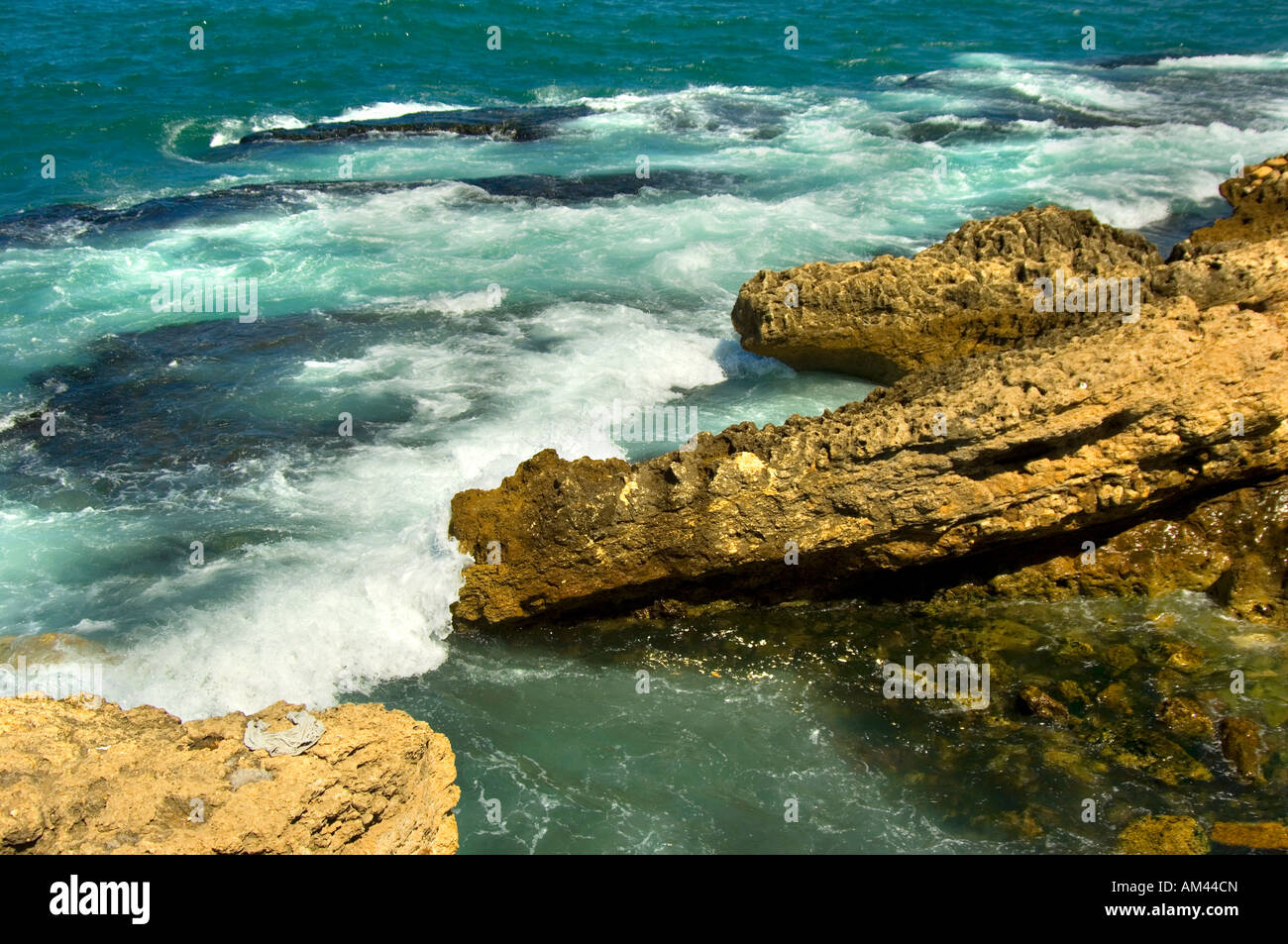 Seashore by the Mediterranean Stock Photo - Alamy