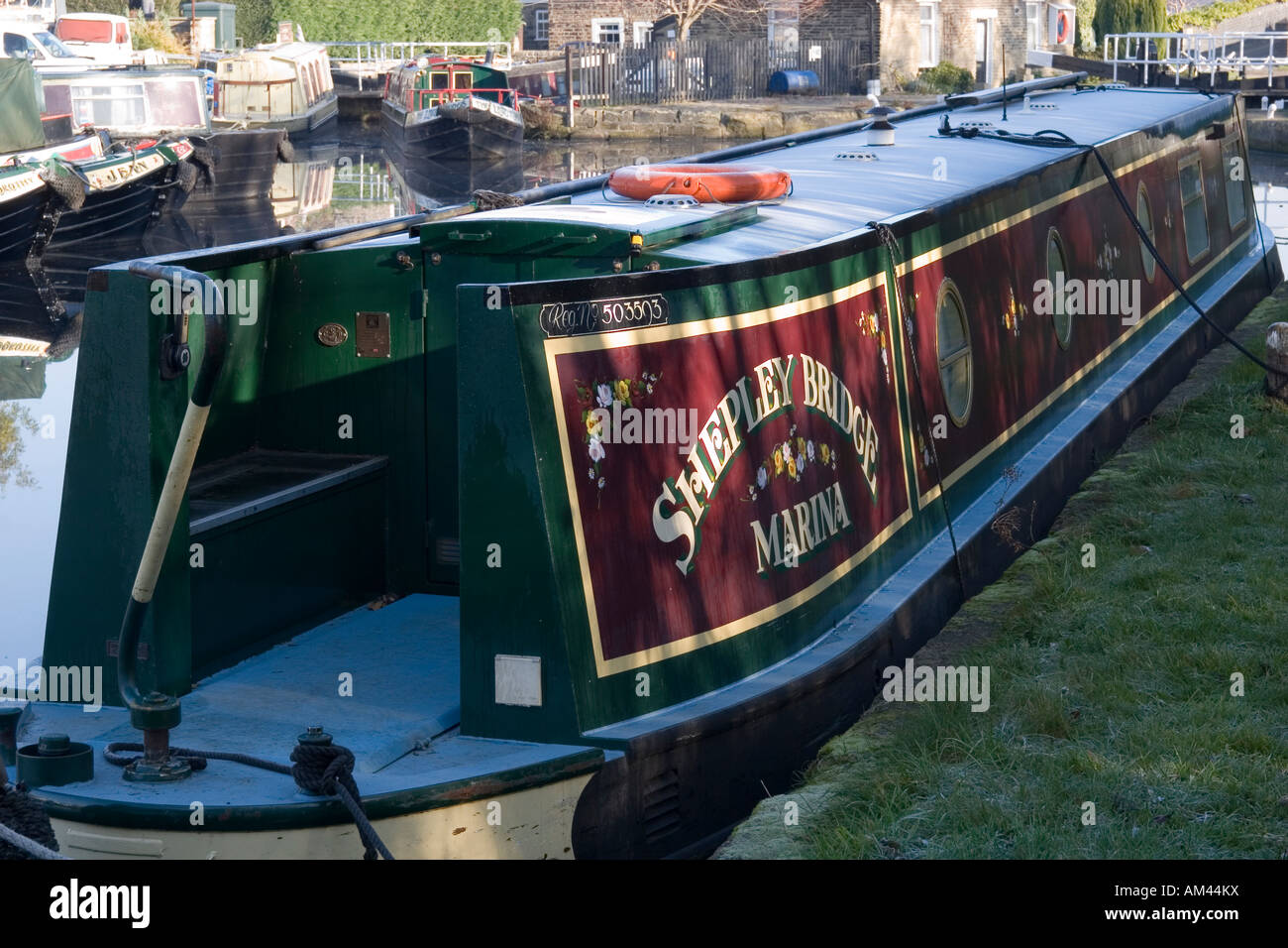 shepley bridge marina mirfield Stock Photo - Alamy