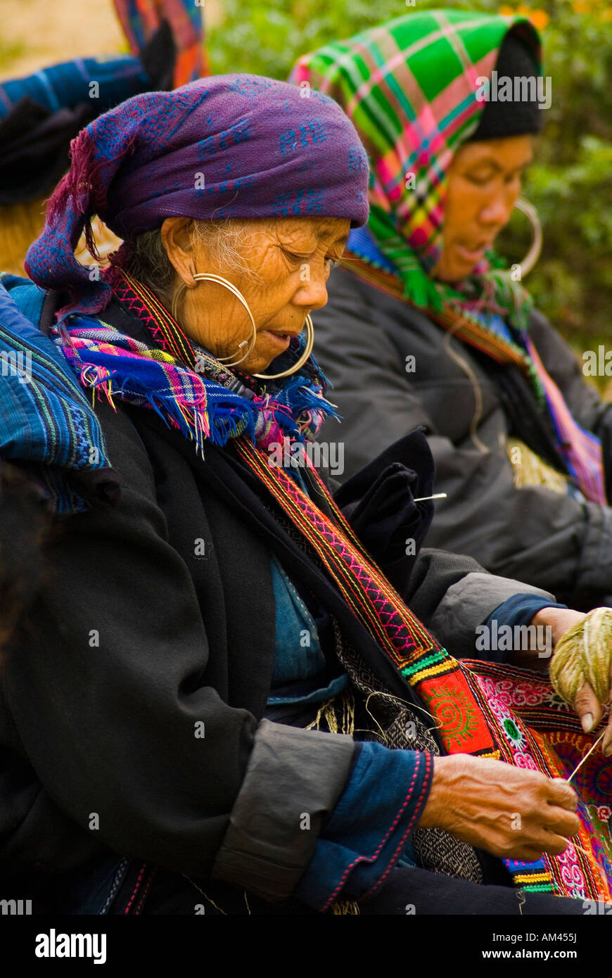 Hill tribe people, Sapa Vietnam Travel Portrait Stock Photo - Alamy