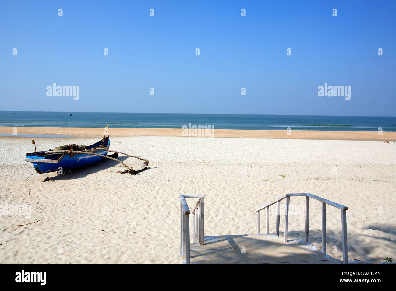 india south goa the view of utorda beach from zeebop s shack Stock ...