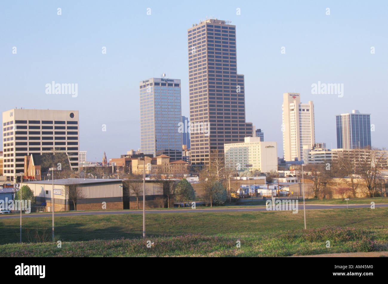 Little rock skyline with color buildings hi-res stock photography and ...