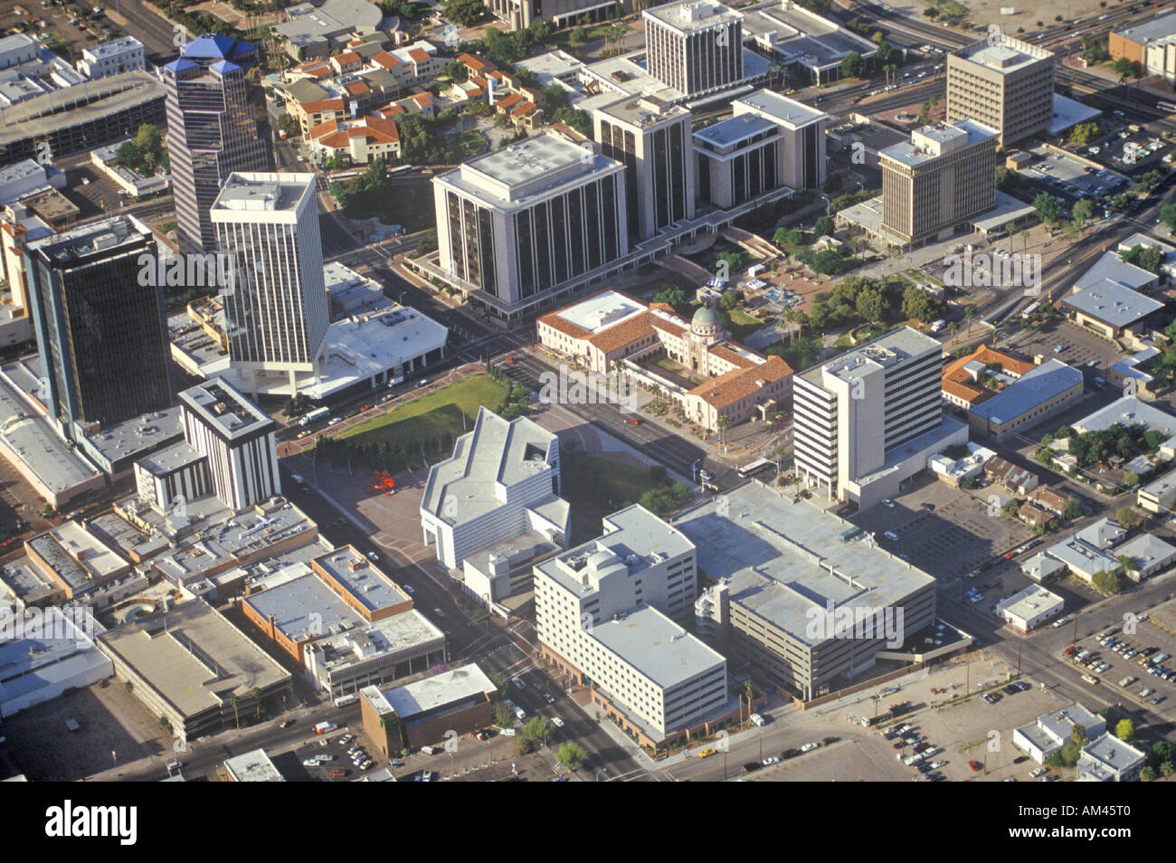 Aerial view of desert land use in Tucson Arizona Stock Photo - Alamy