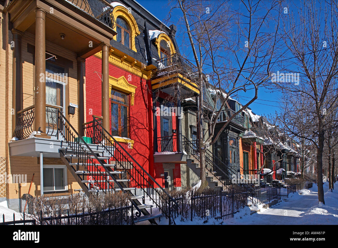Canada, Quebec Province, Montreal, Plateau Mont Royal District ...