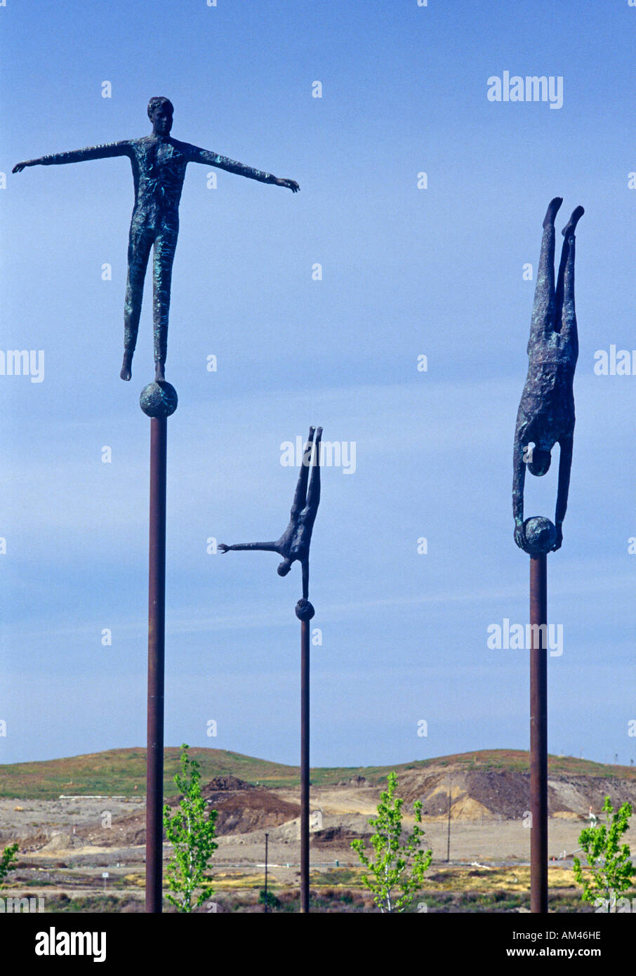 Sculptures at the Adobe Systems Corporate headquarters in Silicon ...