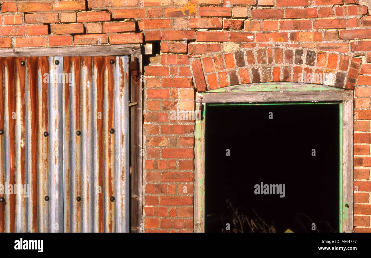 Falling down shed Ellingham Norfolk Stock Photo - Alamy
