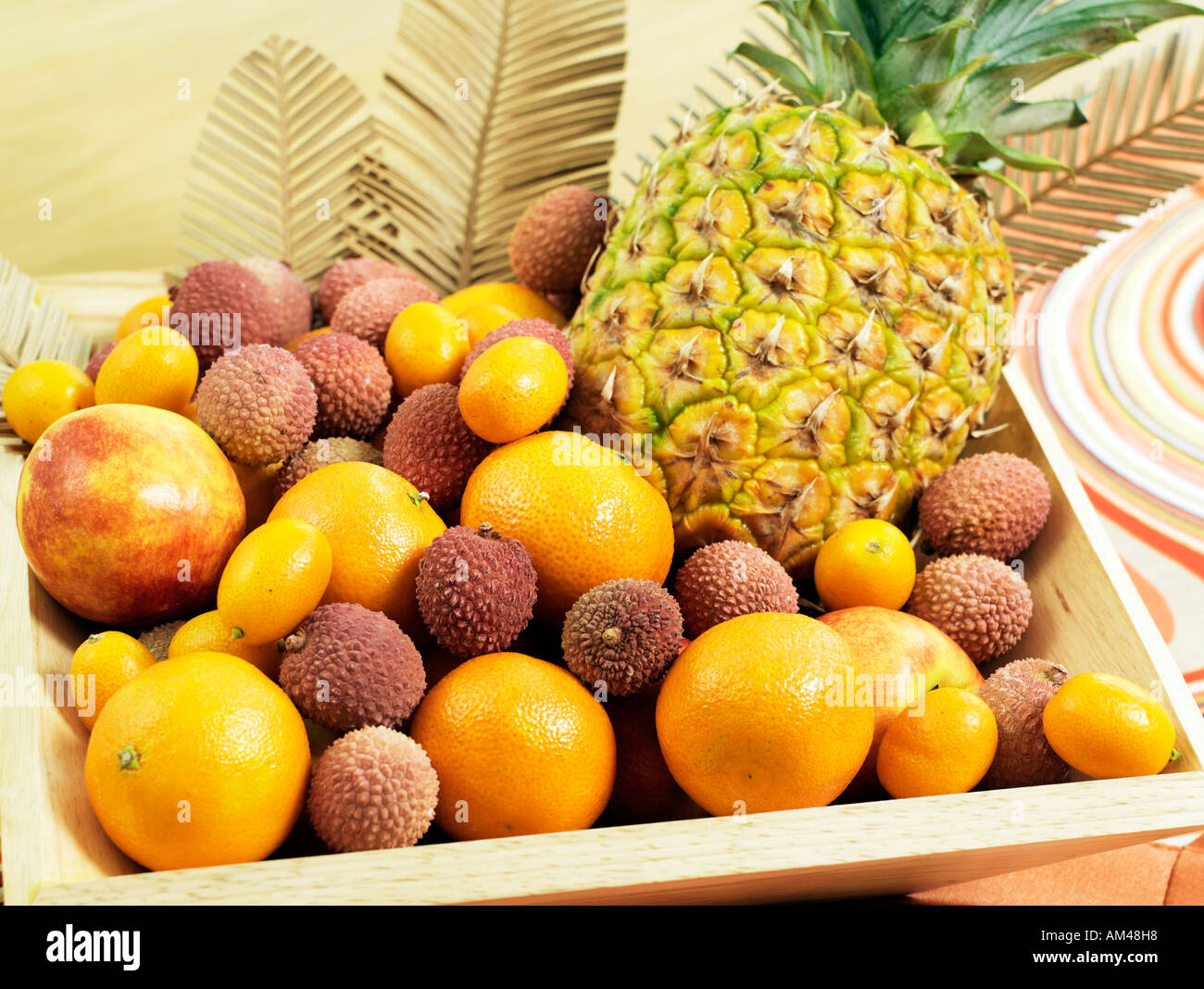 Display of Fruit Stock Photo - Alamy