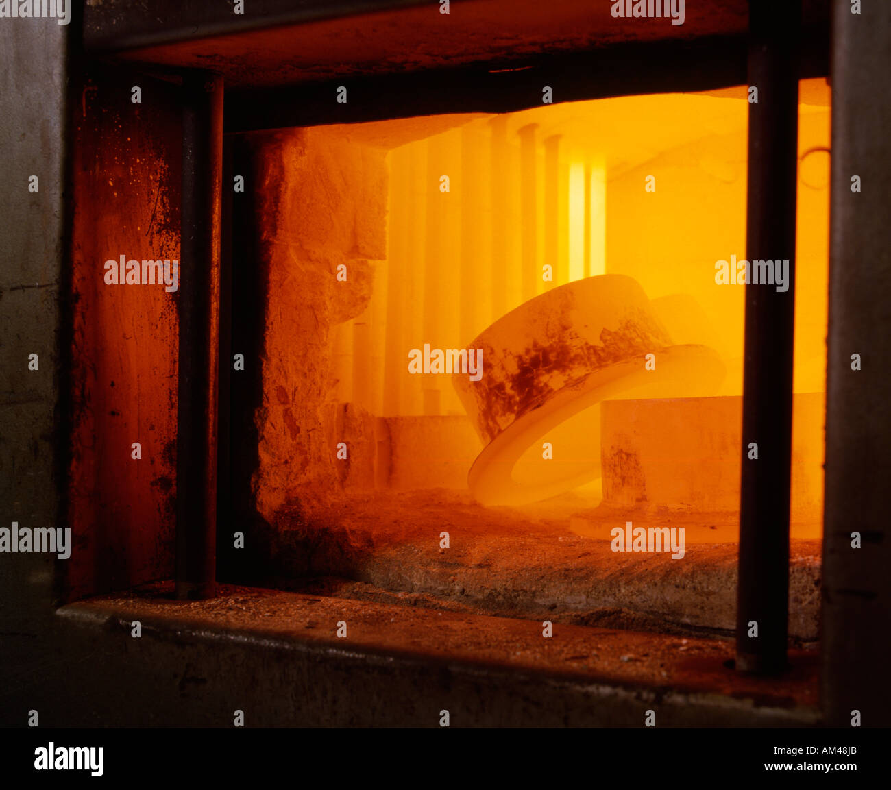 Castings in Foundry Oven Stock Photo - Alamy