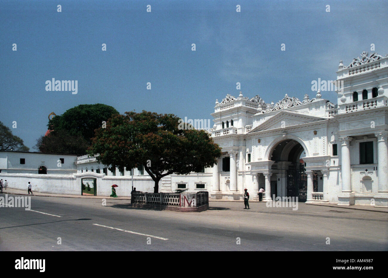 Exterior of the Royal Palace in Kathmandu nepal Stock Photo - Alamy