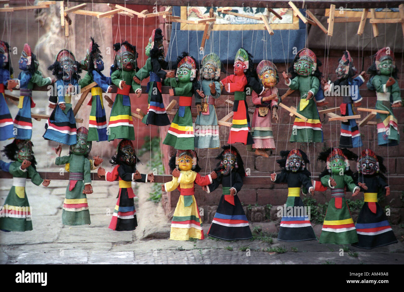 Nepalese Puppets displayed in a shop in Kathmandu Nepal Stock Photo - Alamy
