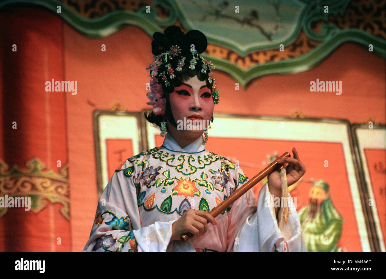 Cantonese opera performer in Hong Kong Stock Photo - Alamy