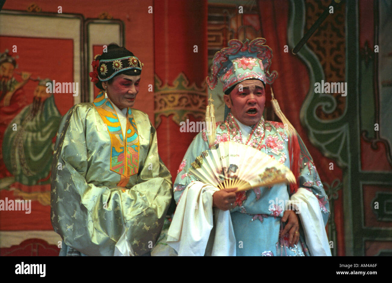 Cantonese opera performers in Hong Kong Stock Photo - Alamy