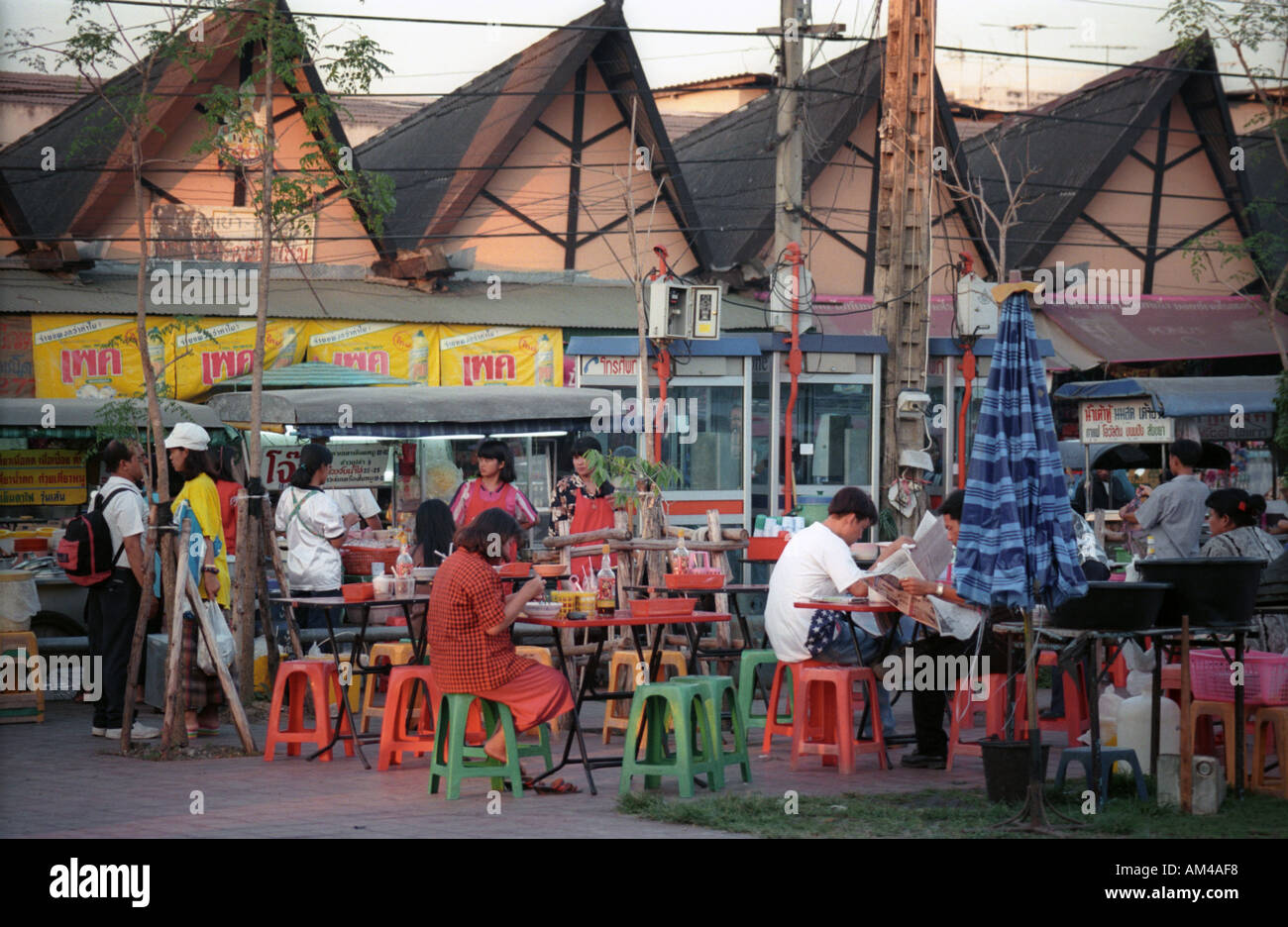 Downtown Chiang Mai in Northern Thailand Stock Photo - Alamy