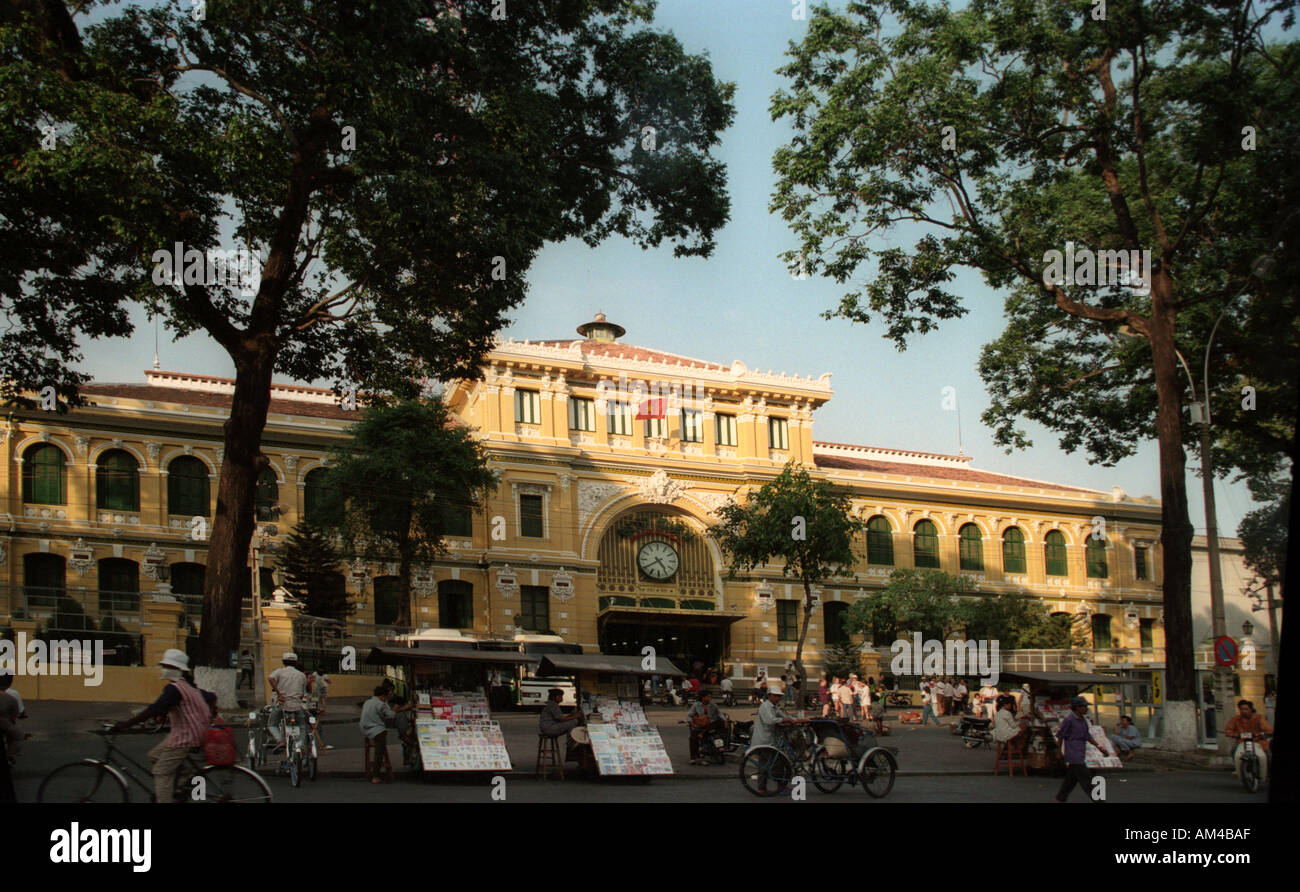 Post Office building in Ho Chi Minh City Vietnam Stock Photo - Alamy