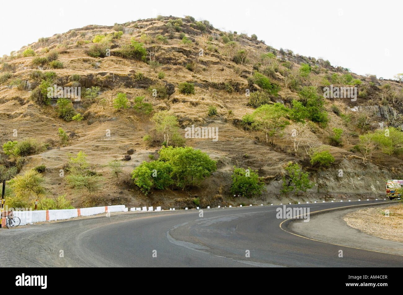Road passing through a landscape Stock Photo - Alamy