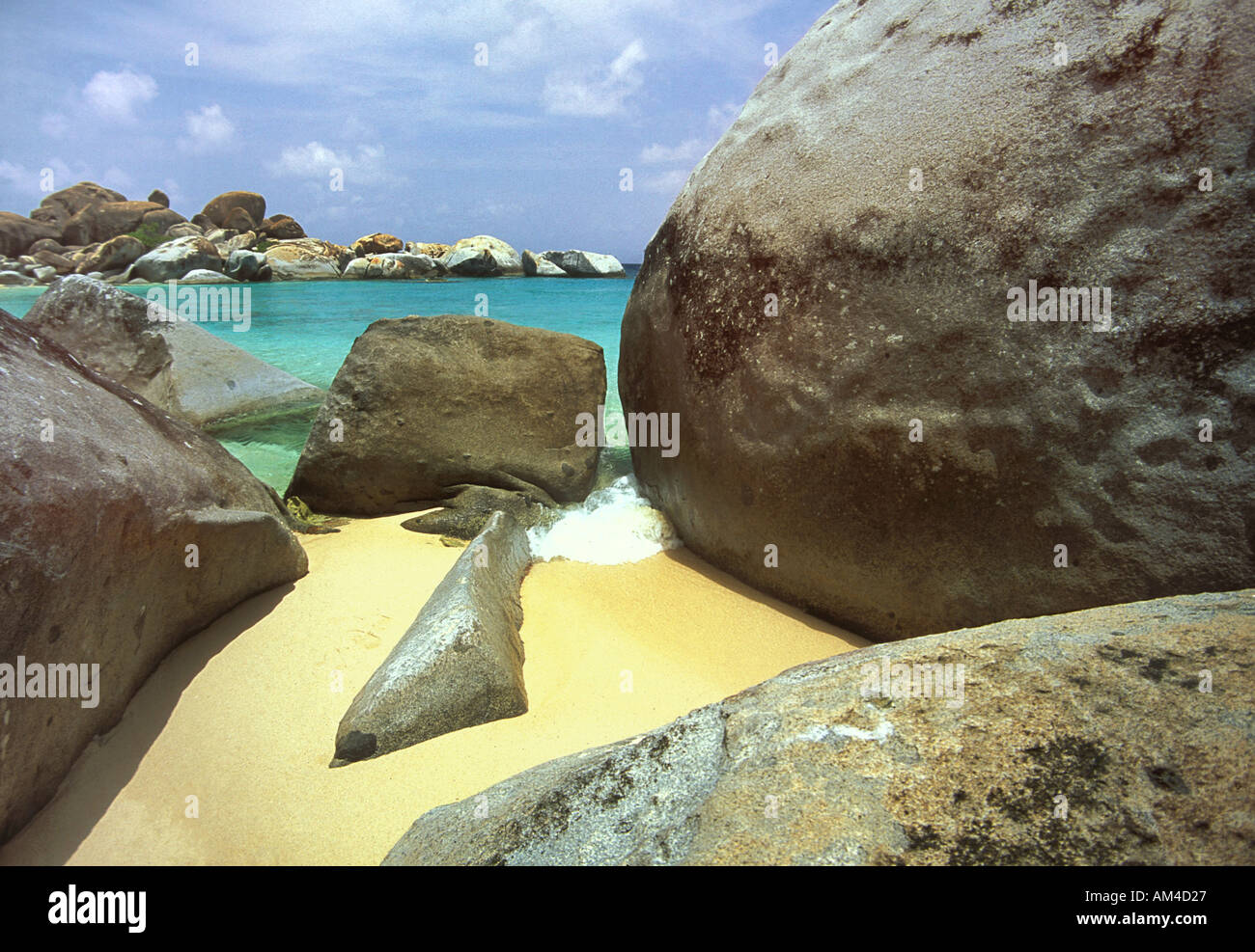 boulders at The Baths at Virgin Gorda, BVI Stock Photo - Alamy