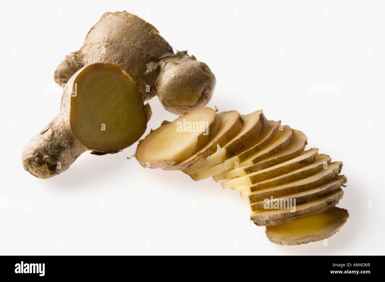 Ginger sliced drink Cut Out Stock Images & Pictures - Alamy