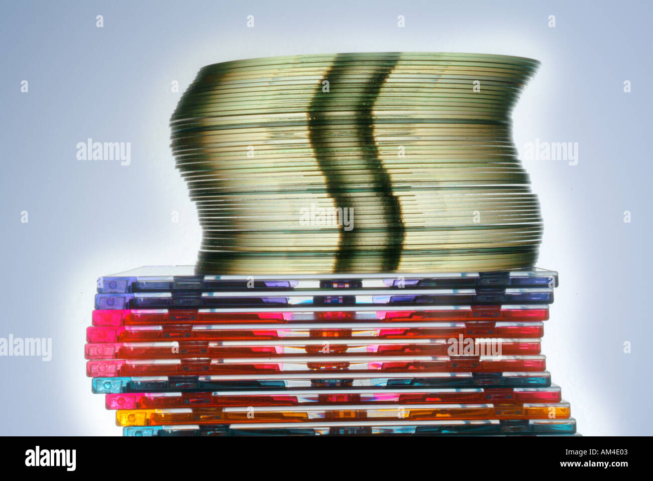 Cd stack hi-res stock photography and images - Alamy