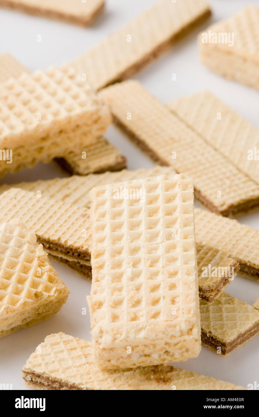 Close-up of wafers Stock Photo - Alamy