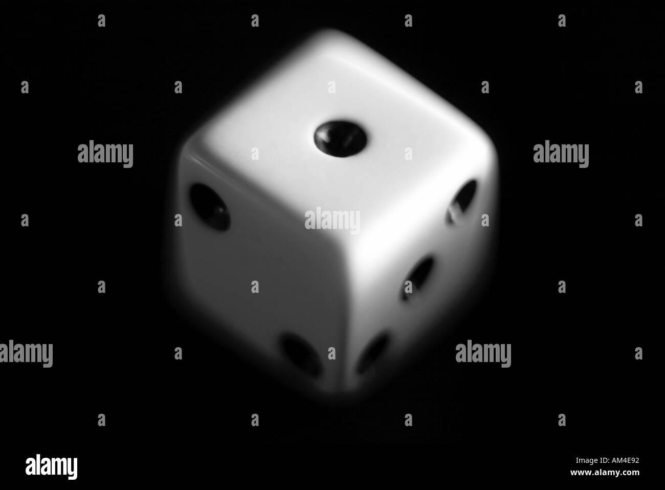 White dice showing number one hi-res stock photography and images - Alamy