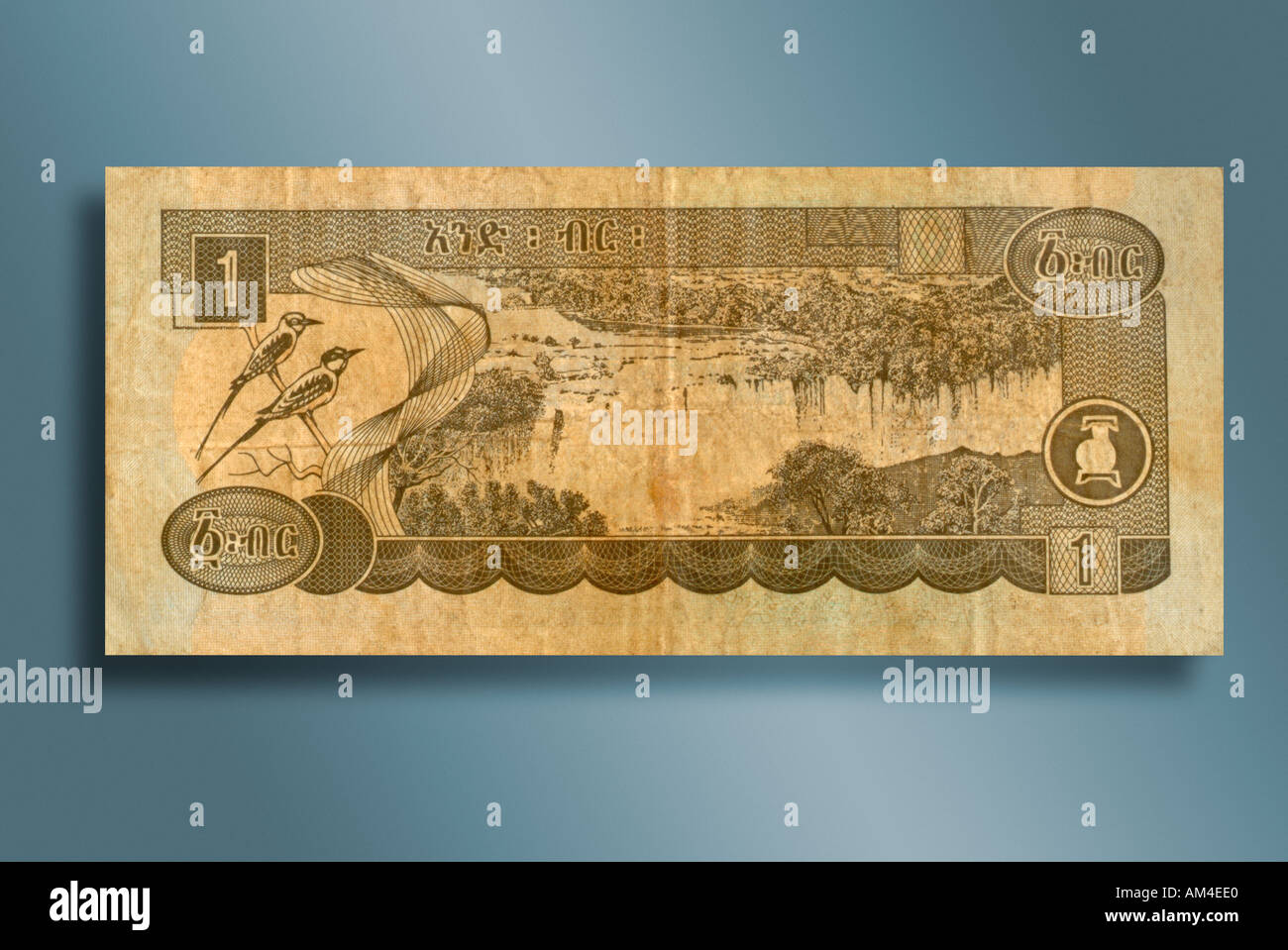 Ethiopia one birr bank note hi-res stock photography and images - Alamy