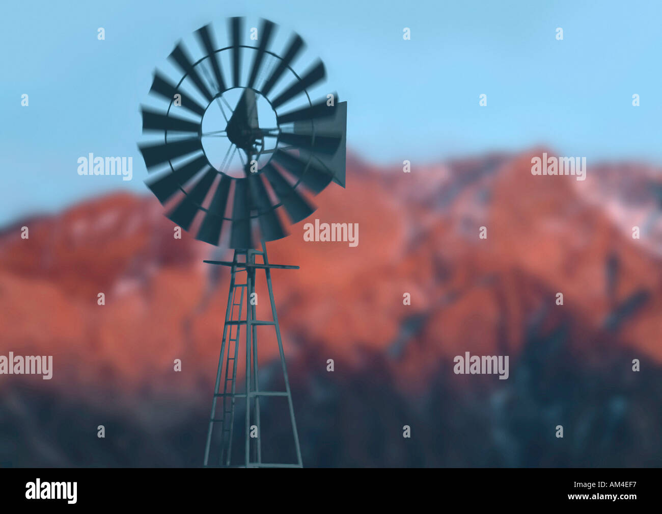 Water tower windmill hi-res stock photography and images - Alamy